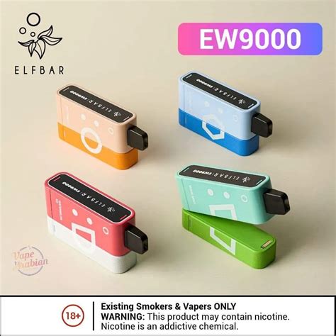 Elf Bar Ew9000 Prefilled Pod Kit 9000 Puffs Vape Shop Dubai Vaporedubai
