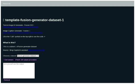 🏰 Fusion Generator Dataset 1