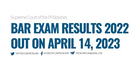 Bar Exam Results 2022 Released Today April 14 2023