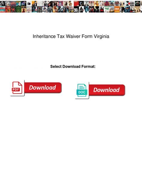 Fillable Online Inheritance Tax Waiver Form Fillable Printable Blank Fax Email Print
