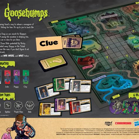 Clue® Goosebumps The Op Games