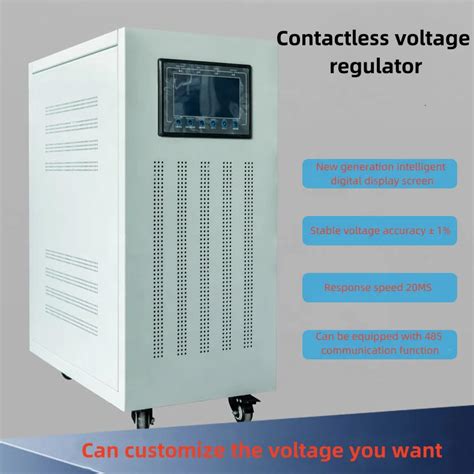60kva Intelligent 400v Contactless Compensating Voltage Regulator Stabilizers Buy Intelligent
