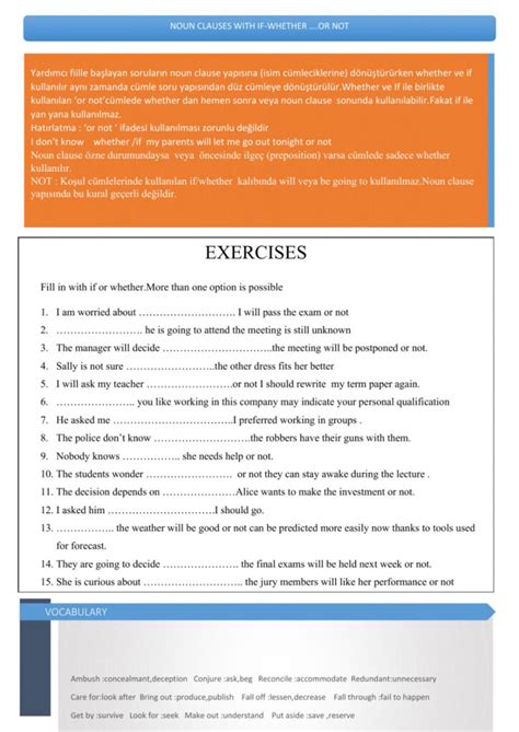 Identifying Adverb And Adjective Clauses Worksheet