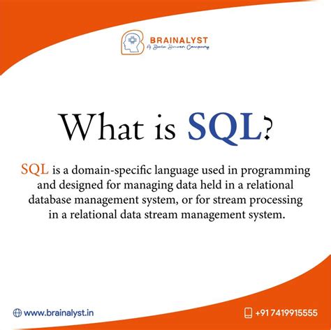 Brainalyst On Linkedin Brainalyst Facebook Instagram Sql