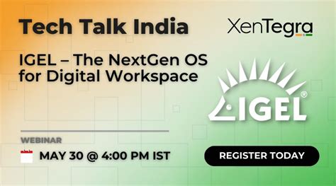 Indrajeet Ghorpade On Linkedin Tech Talk India Igel The Nextgen Os