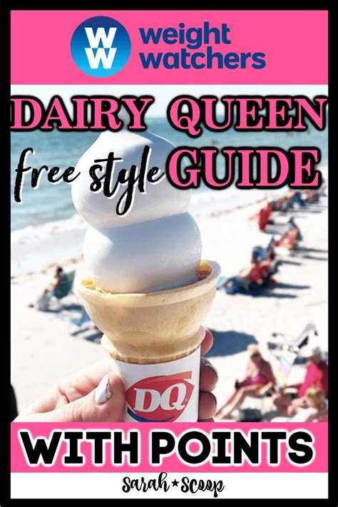 Dairy Queen Weight Watchers Points Guide Sarah Scoop