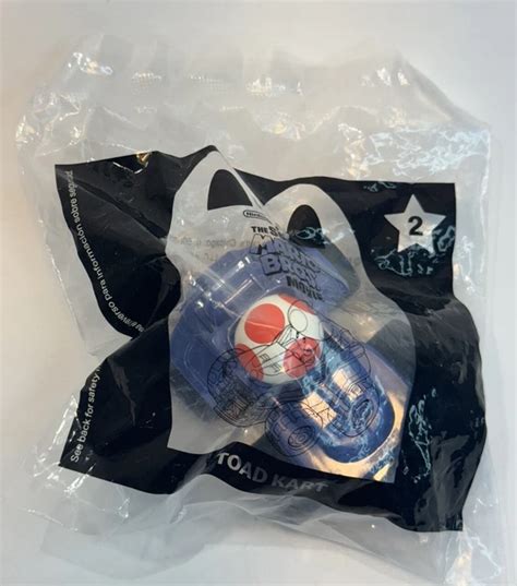 Super Mario Bros Movie 2 Toad Kart 2022 Mcdonald S Happy Meal Jouet