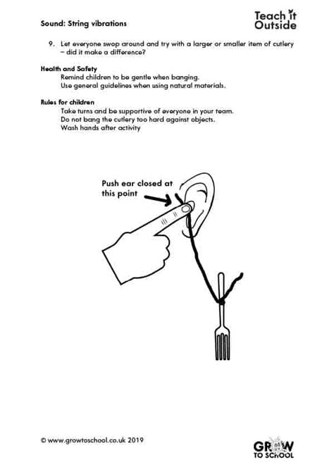 sound string vibrations teach it outside