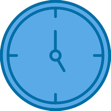 timing generic blue icon