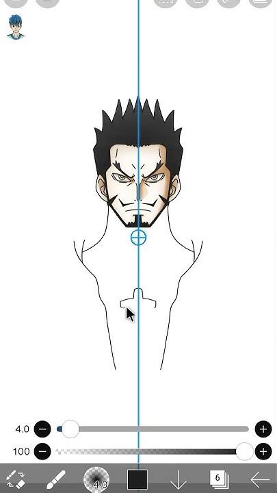 วาดรูปอนิเมะ มิฮอว์ค วันพีช ในไอบิสเพนท์ Shorts Youtube