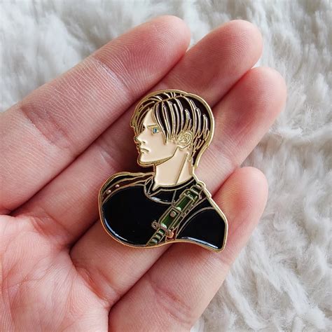 Resident Evil Leon S Kennedy Enamel Pin Distinct Enamel Pins