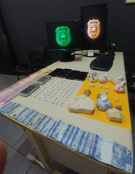 Polícia Civil De Garuva Prende Casal De Traficantes E Tira Drogas De