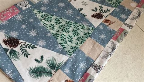 Folded Fabric Christmas Tree Decorations