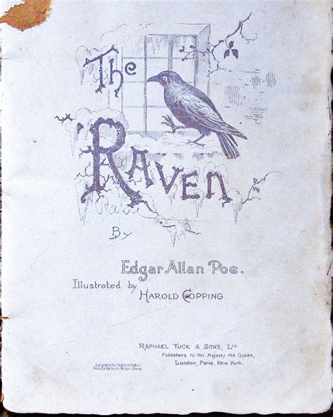 The Raven By Edgar Allan Poe Illustrated By Harold Copping By Poe
