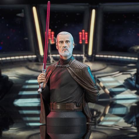 Star Wars Revenge Of The Sith Count Dooku 1 6 Scale Mini Bust Gentle
