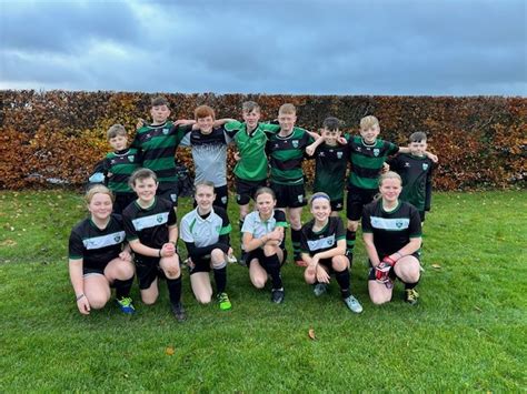 Rhs Mixed Football Team Attend Mallusk Playing Fields