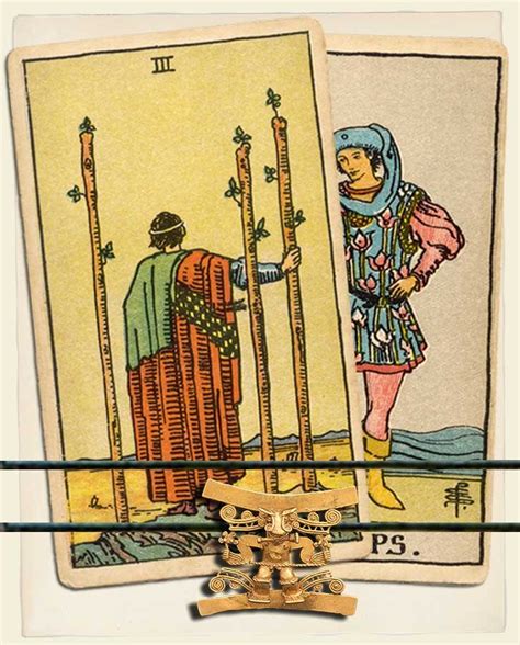 Three Of Wands And Page Of Cups Combination Reading With Insights For