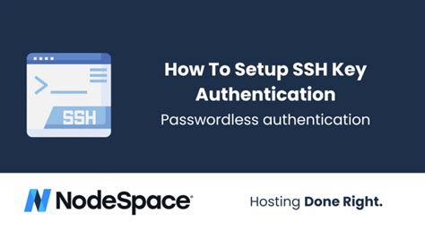 How To Setup Ssh Key Authentication On Linux Servers Nodespace Blog