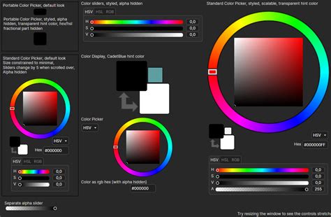 Color Picker AvaloniaUI PixiEditor Docs