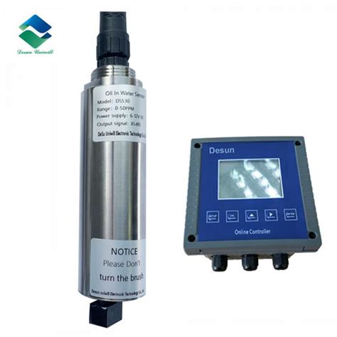 Fluorescence Method 0 50ppm Water In Oil Sensor Detector Oil Content
