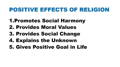 LESSON 3 POSITIVE AND NEGATIVE EFFECTS OF RELIGION YouTube