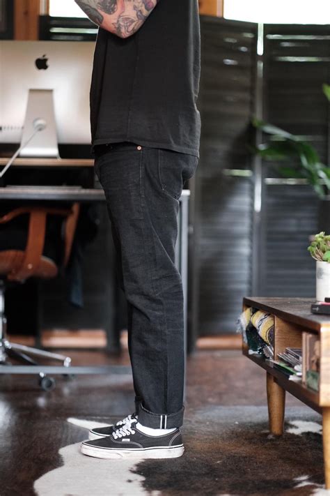 Rrl Slim Fit Black 15oz Couple Of Months Wear Rrawdenim