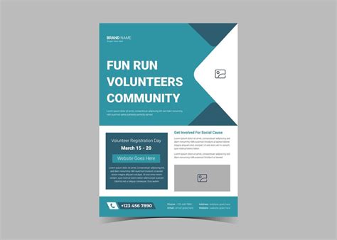 Volunteer Flyer Template Free Detrester