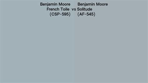 Benjamin Moore French Toile Vs Solitude Side By Side Comparison