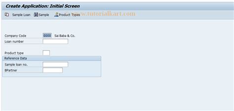 FN SAP Tcode Create Other Loan Interested Party