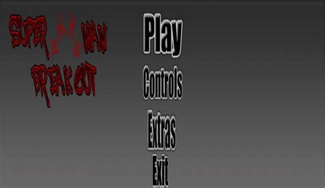 Old Main Menu WIP Image Super Breakout Man ModDB