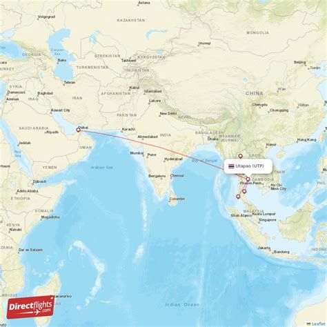Direct Flights From Utapao 7 Destinations Utp Thailand