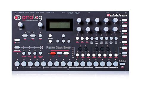 Elektron Analog Four Mk1 Synthesizer Synth Module Retro Gear Shop
