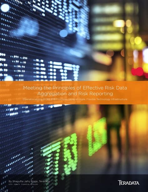 Risk Data Aggregation Risk Reporting