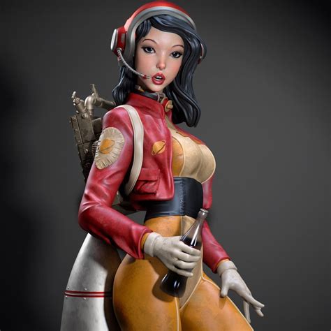 Retro Astronaut 8K D D Pathfinder NSFW 32mm 75mm 100mm Miniature