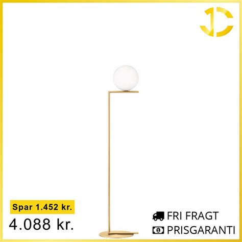 Ic Light F1 Gulv Messing Køb Alle Flos Lamper Ic Light Flos Light
