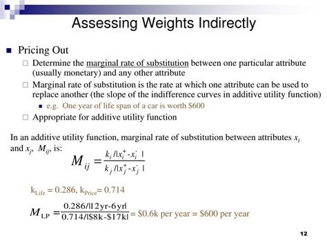 Ppt Multi Attribute Utility Theory Maut Powerpoint Presentation