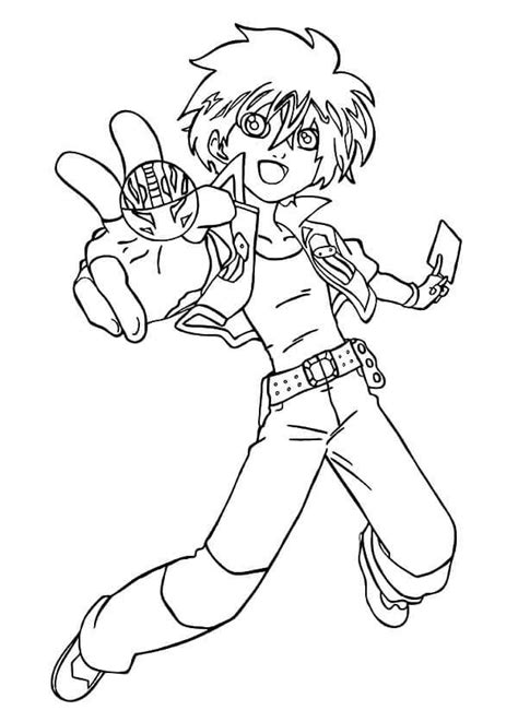Kuso Dan With Bakugan Coloring Page Download Print Or Color Online