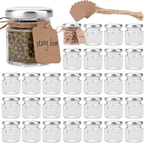 Sunshine Mason Co Mini Mason Jar Shot Glasses With Metal