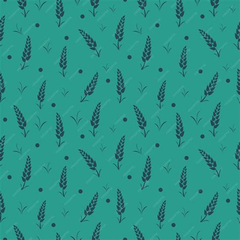 Premium Vector Wheat Grain Pattern Illustration And Art