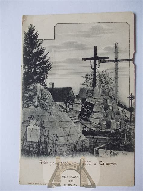 Tarnów pomnik powstańców z roku 1863 ok 1900 Aukcja internetowa