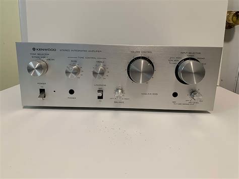 Kenwood Ka 305 1970s Silver Reverb