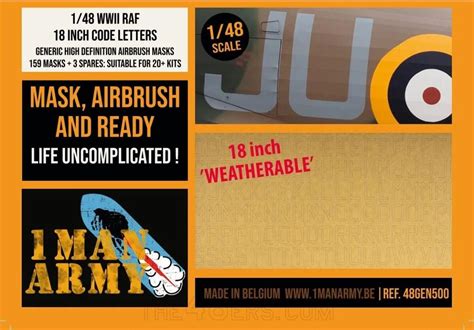 Wwii Raf 18 Inch Code Letters