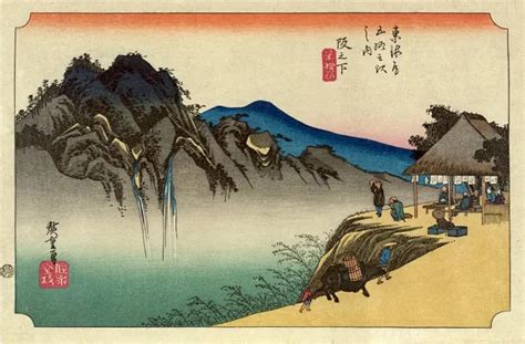 歌川广重 花瓣网