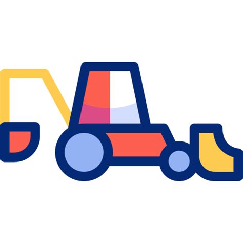 Front Loader Basic Accent Lineal Color Icon