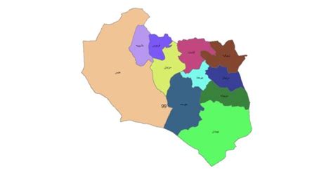 شیپ فایل ها و نقشه های تقسیمات سیاسی استان خراسان جنوبی 1399 پایگاه