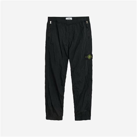 스톤 아일랜드 31019 나일론 메탈 에코닐 재생 나일론 팬츠 블랙 23SS Stone Island KREAM