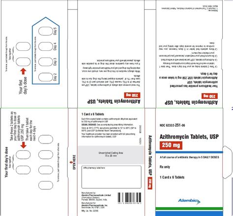 Azithromycin Tablets Package Insert Prescribing Info