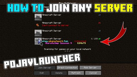 How To Join Server In Minecraft Pojavlauncher 1 16 1 20 1 How To