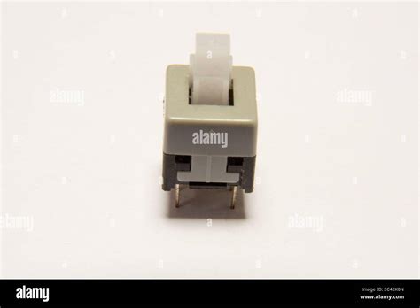 Top View Of A Push Button Commonly Used With Arduino Stock Photo Alamy