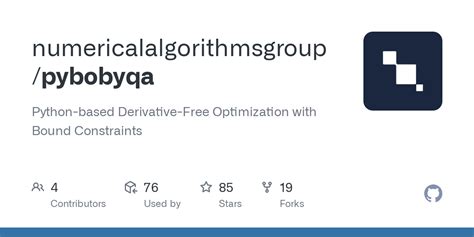 Github Numericalalgorithmsgrouppybobyqa Python Based Derivative